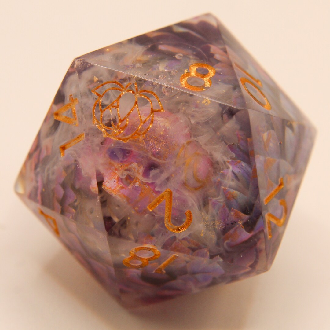 Cosmic Bloom Handmade 30 Mm D20 - Etsy