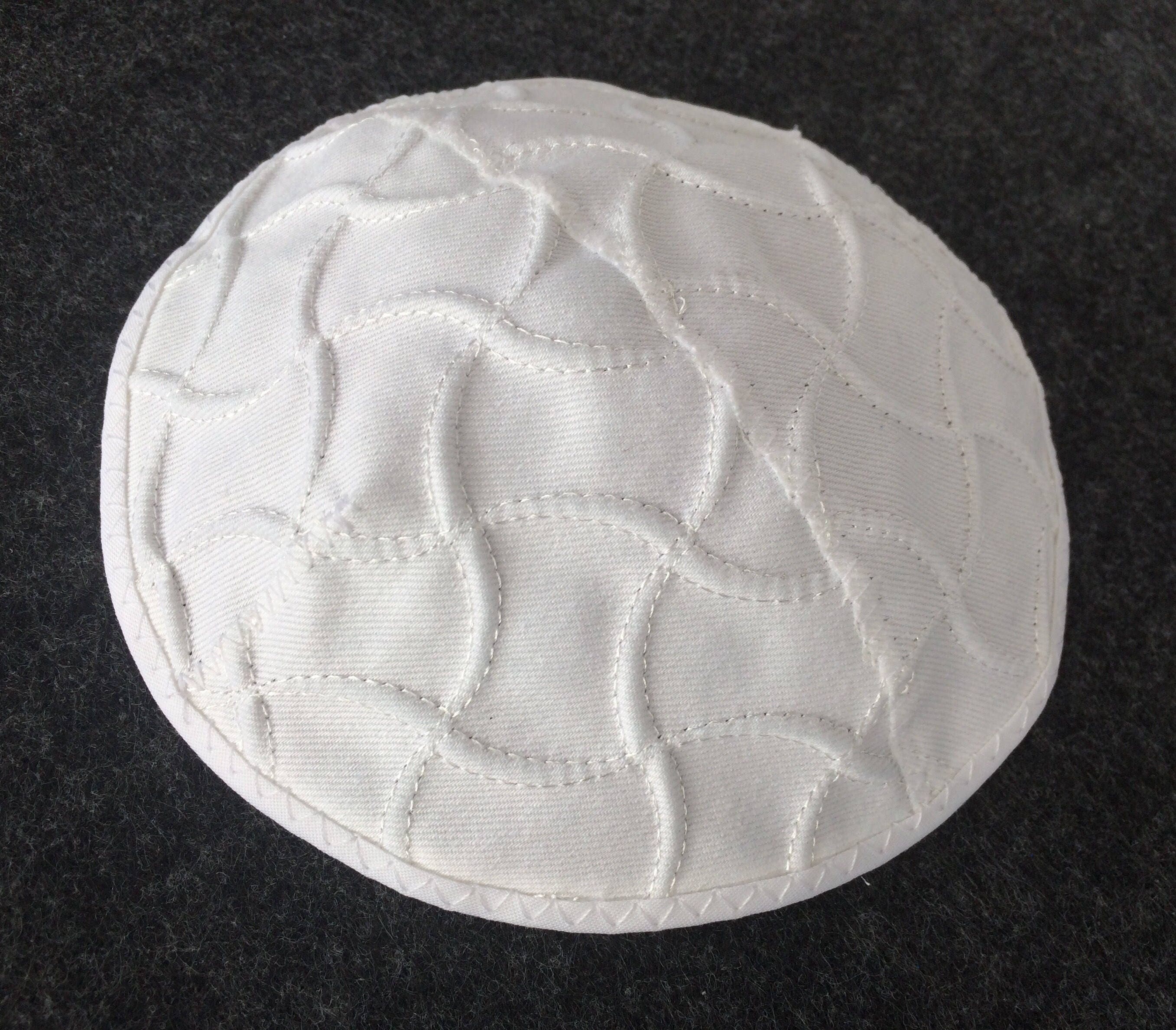 Denim Kippah, Kippot, Kippa, Yarmulke, Yamaka, Head Covering, White ...
