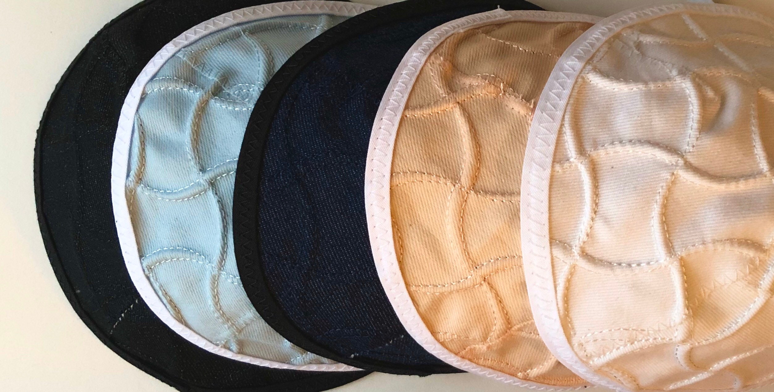 Denim Kippah, Kippot, Kippa, Yarmulke, Yamaka, Head Covering, White ...