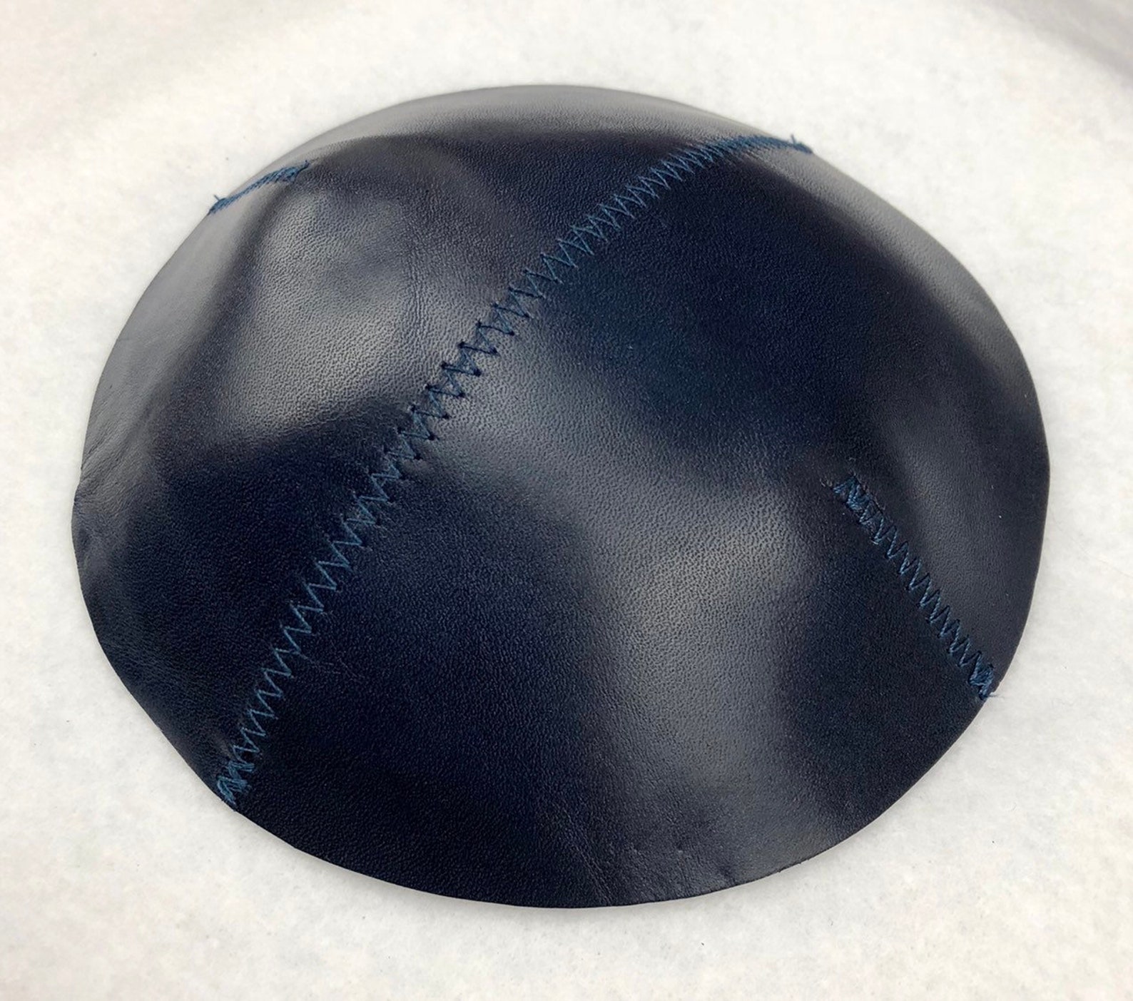 Leather Kippah, Kippah, Kippot, Kippa, Yarmulke, Yamaka, Black, Dark ...