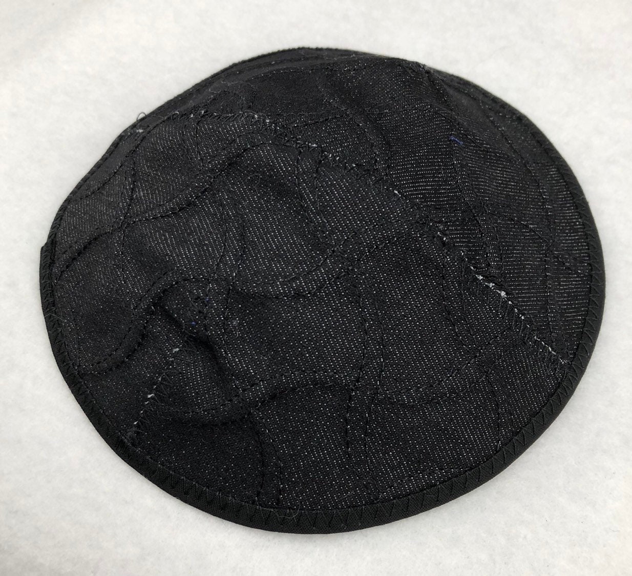 Denim Kippah, Kippot, Kippa, Yarmulke, Yamaka, Head Covering, White ...