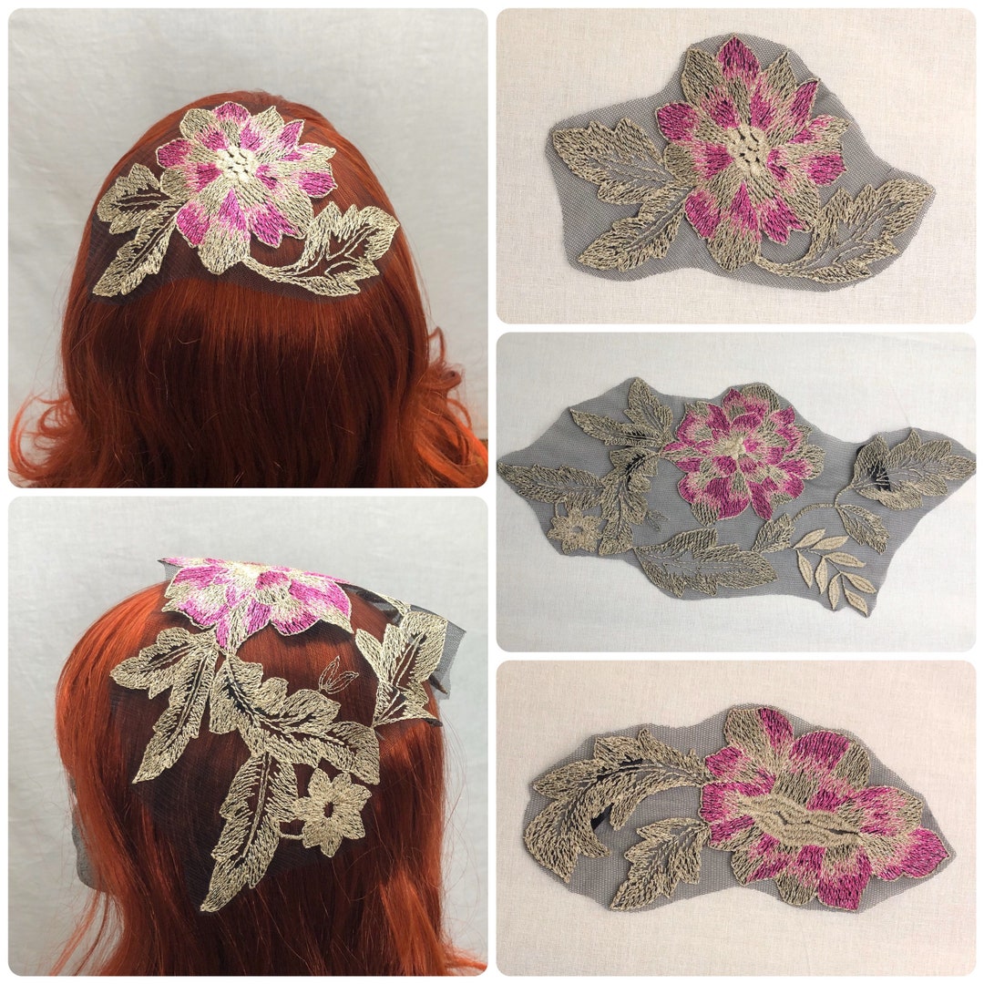 Rose Kippah, Kippa, Kippot, Womens Kippah, Yamaka, Yarmulke, Pink and ...