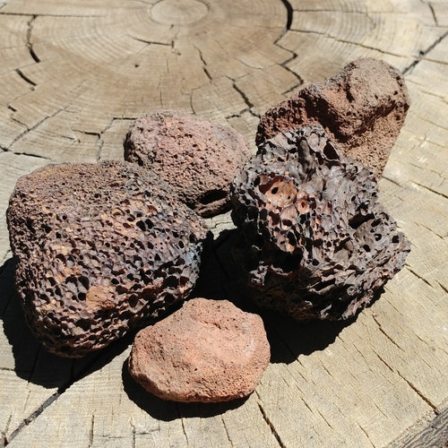 Bag of 5 Volcanic Lava Rocks Great for Building Aquarium - Etsy