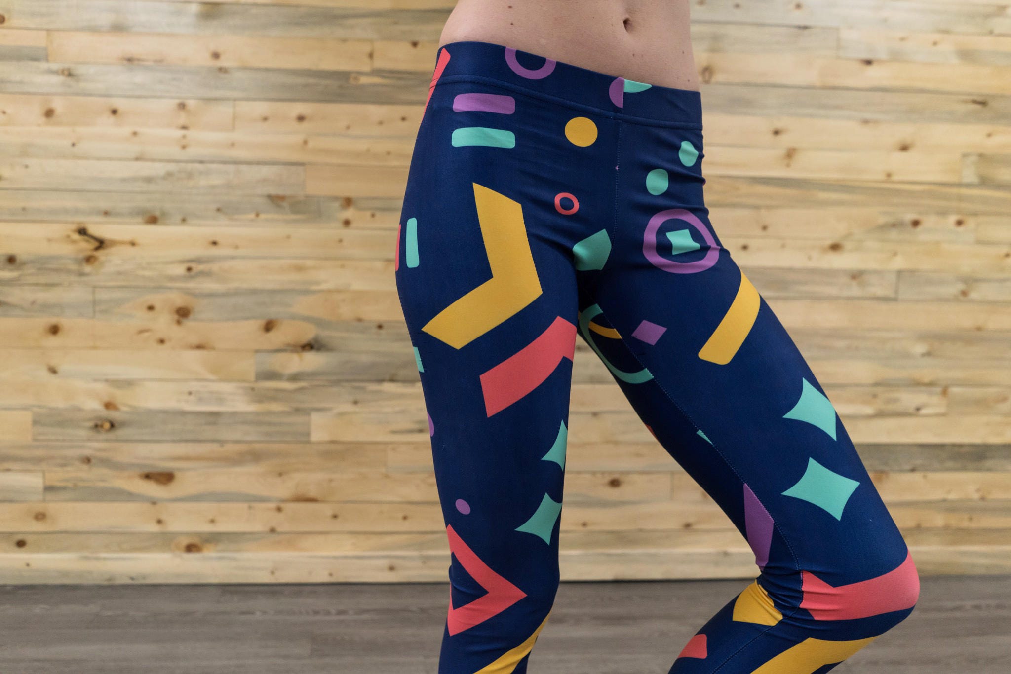 Colorful Geometric Unisex Tights for Climbing Yoga Fitness - Etsy