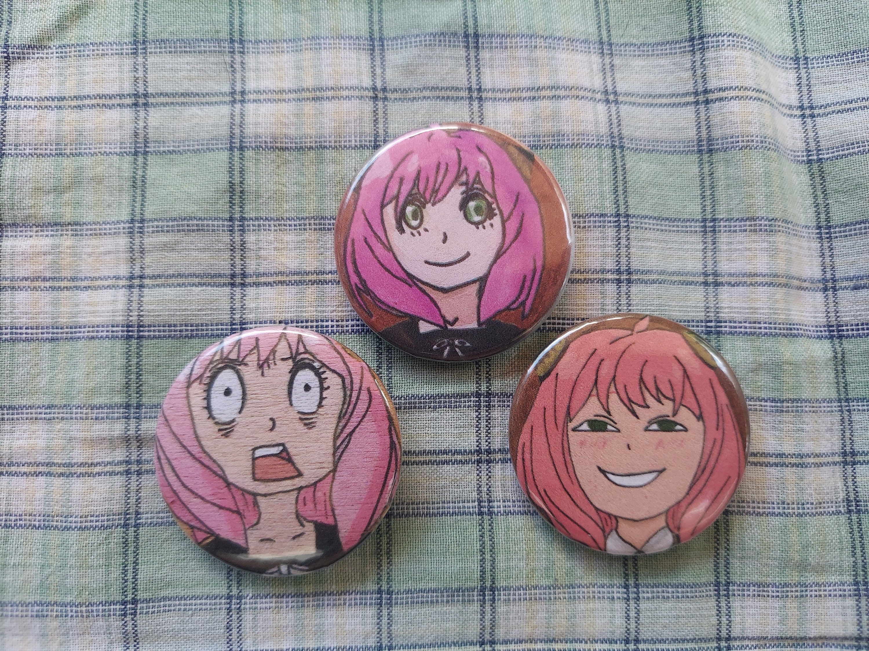 The Many Faces of Anya Portrait Pins - Etsy
