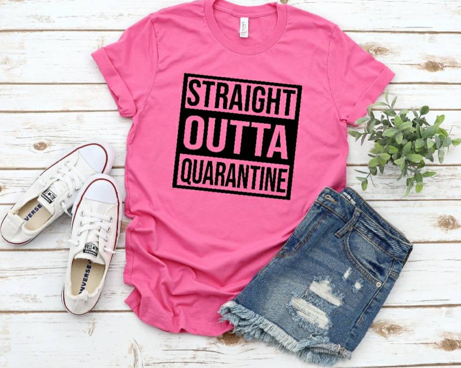 Straight Outta Quarantine Shirt, Social Distancing Tee, Social ...