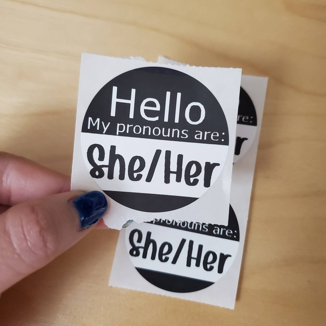 HELLO My Pronouns Are: She/her He/him They/them Gender - Etsy