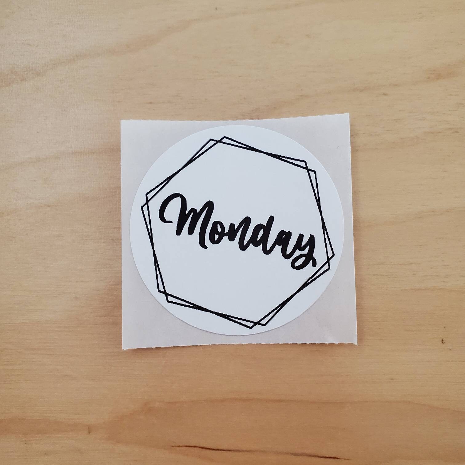 DAYS of the WEEK Labels Classroom Decals Teacher - Etsy