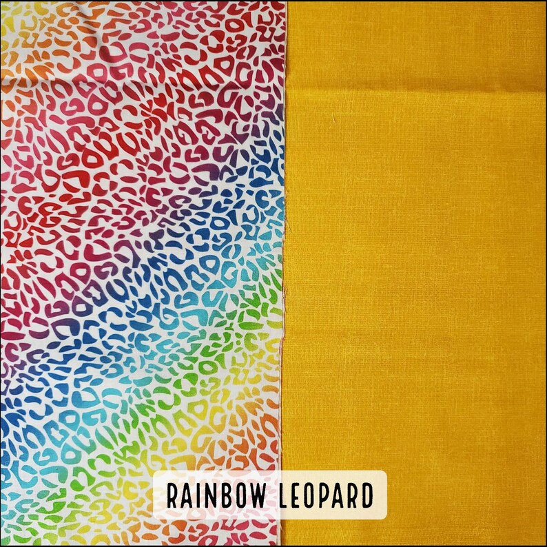 Leopard Cheetah Animal Print Pattern Reversible Reusable | Etsy
