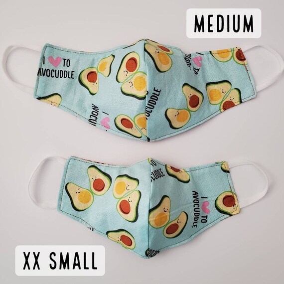 Me encanta Avocuddle aguacate algodón reversible reutilizable | Etsy