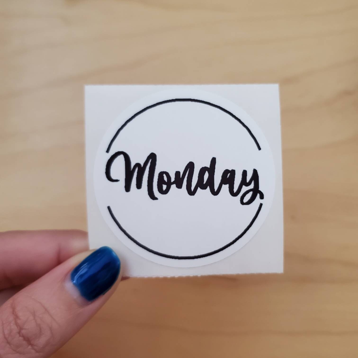 DAYS of the WEEK Labels Classroom Decals Teacher - Etsy