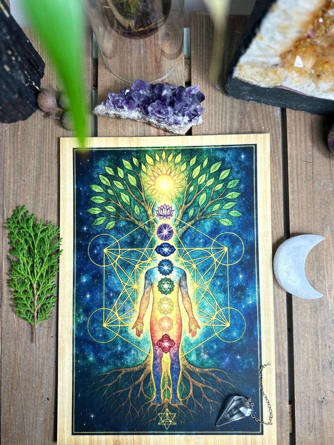 Distant Healing Board | Chakra Healing Board | Printed - Etsy