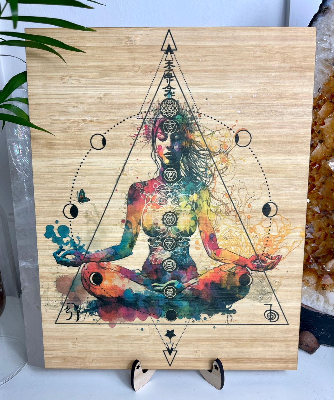 Colour Splash Distant Healing Reiki Board Chakra Symbols - Etsy