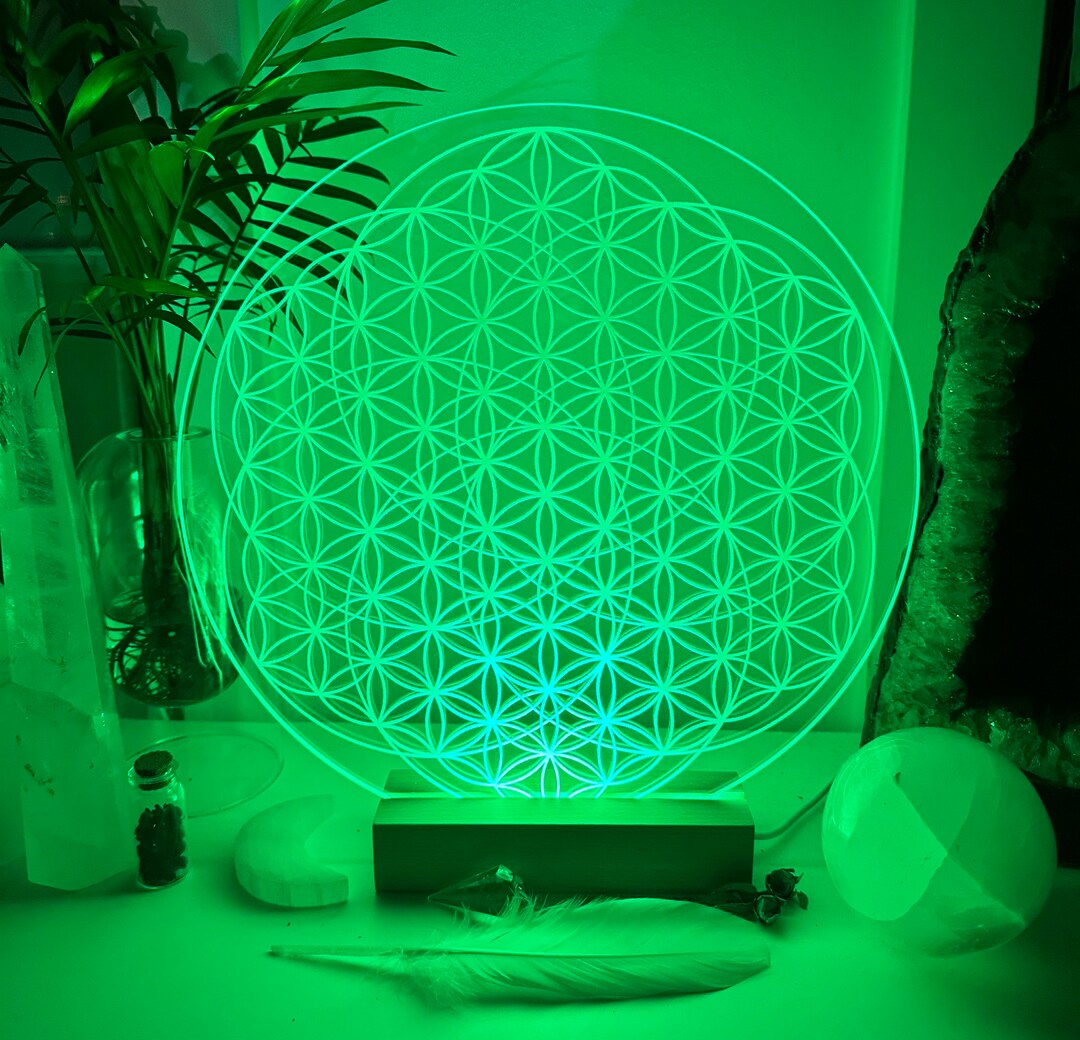 Flower of Life Variation | High Vibrational Pattern | Optional Coloured ...
