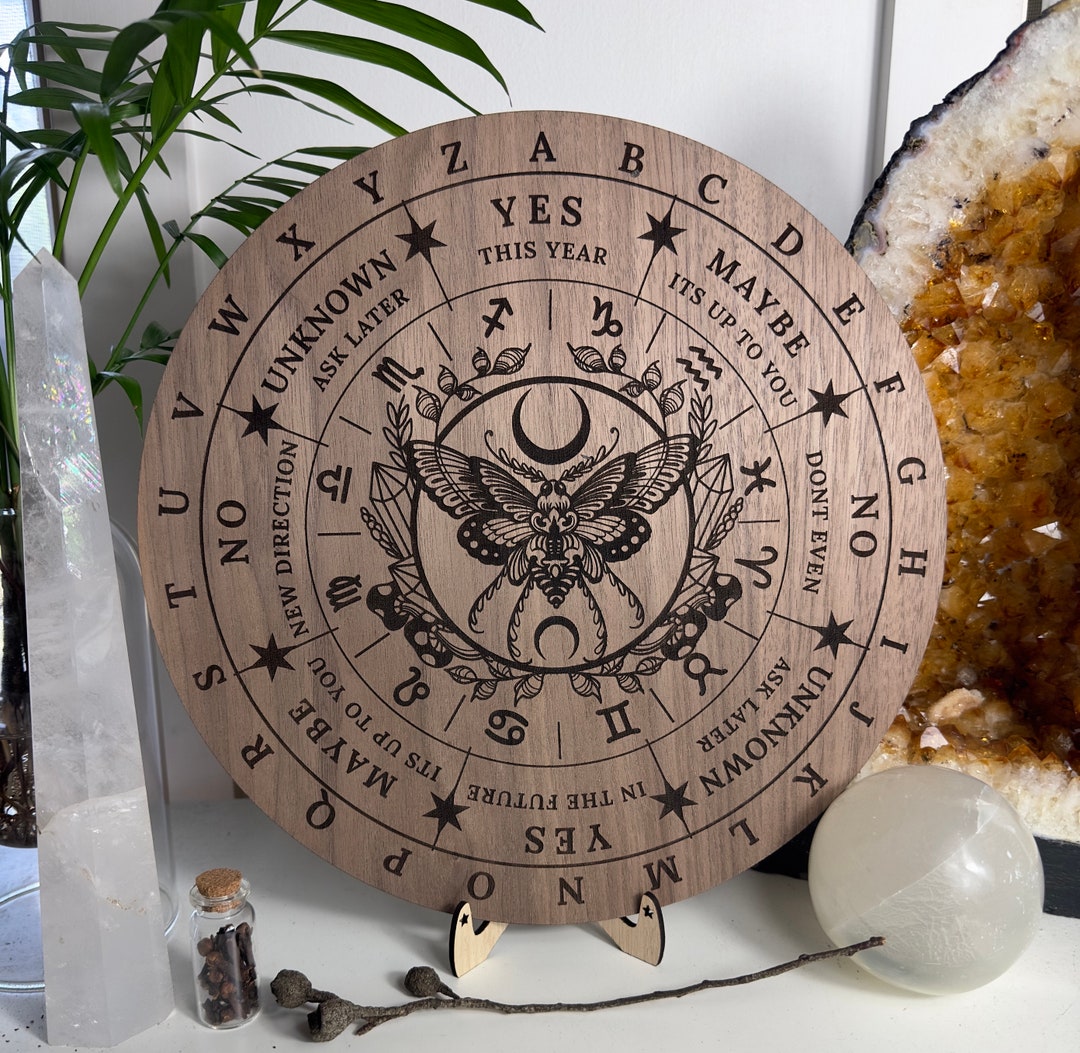 Moth and Crystals Pendulum Grid 30cm/ 11.8inch - Locally Made - Etsy