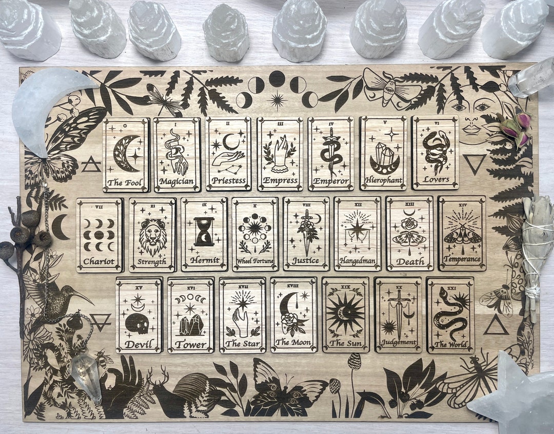 Tarot Major Acarna Board Casting Board Readings With Mini - Etsy UK