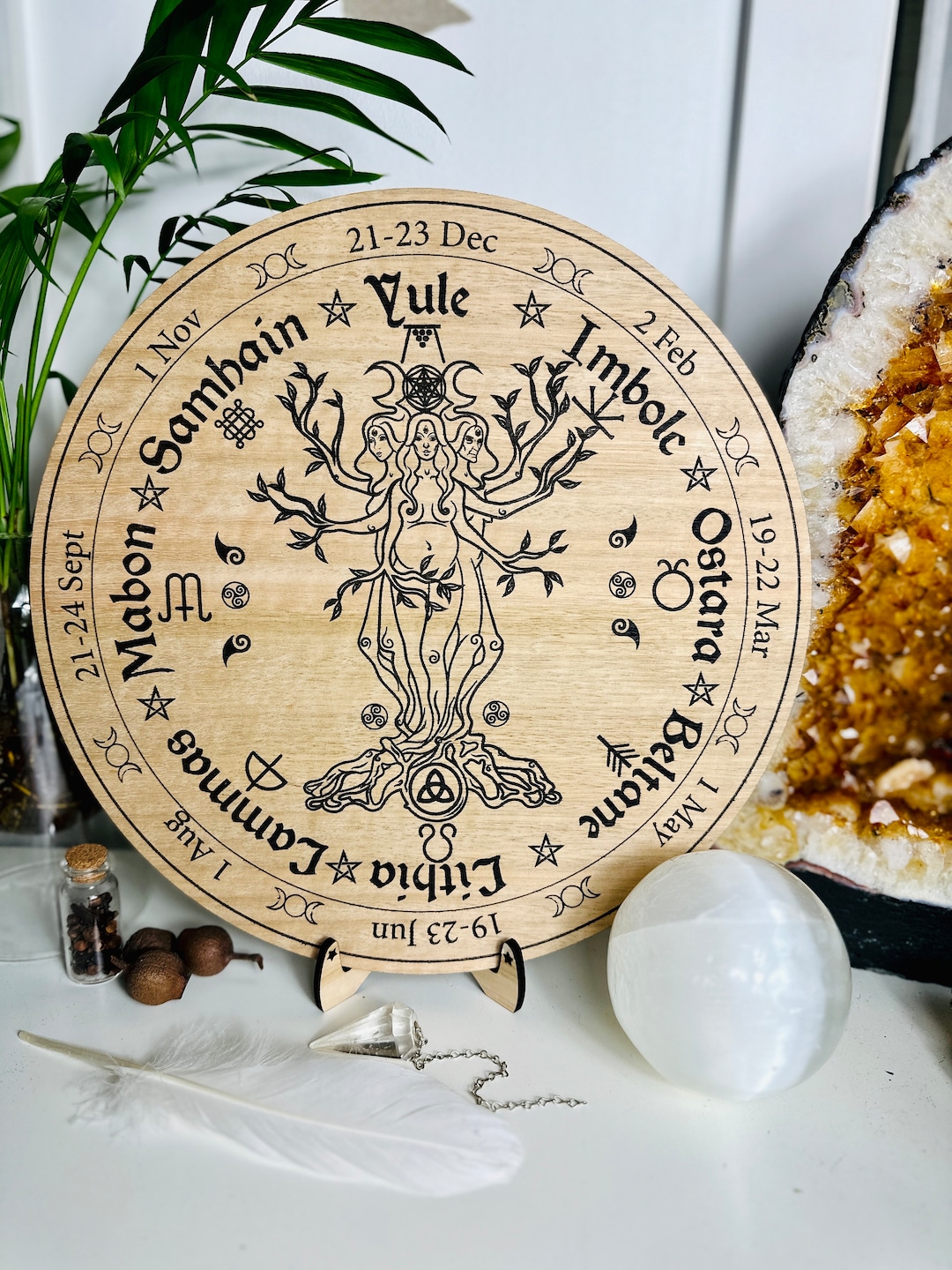 3 Faces of Triple Moon Tree - the Maiden, the Mother, and the Crone ...