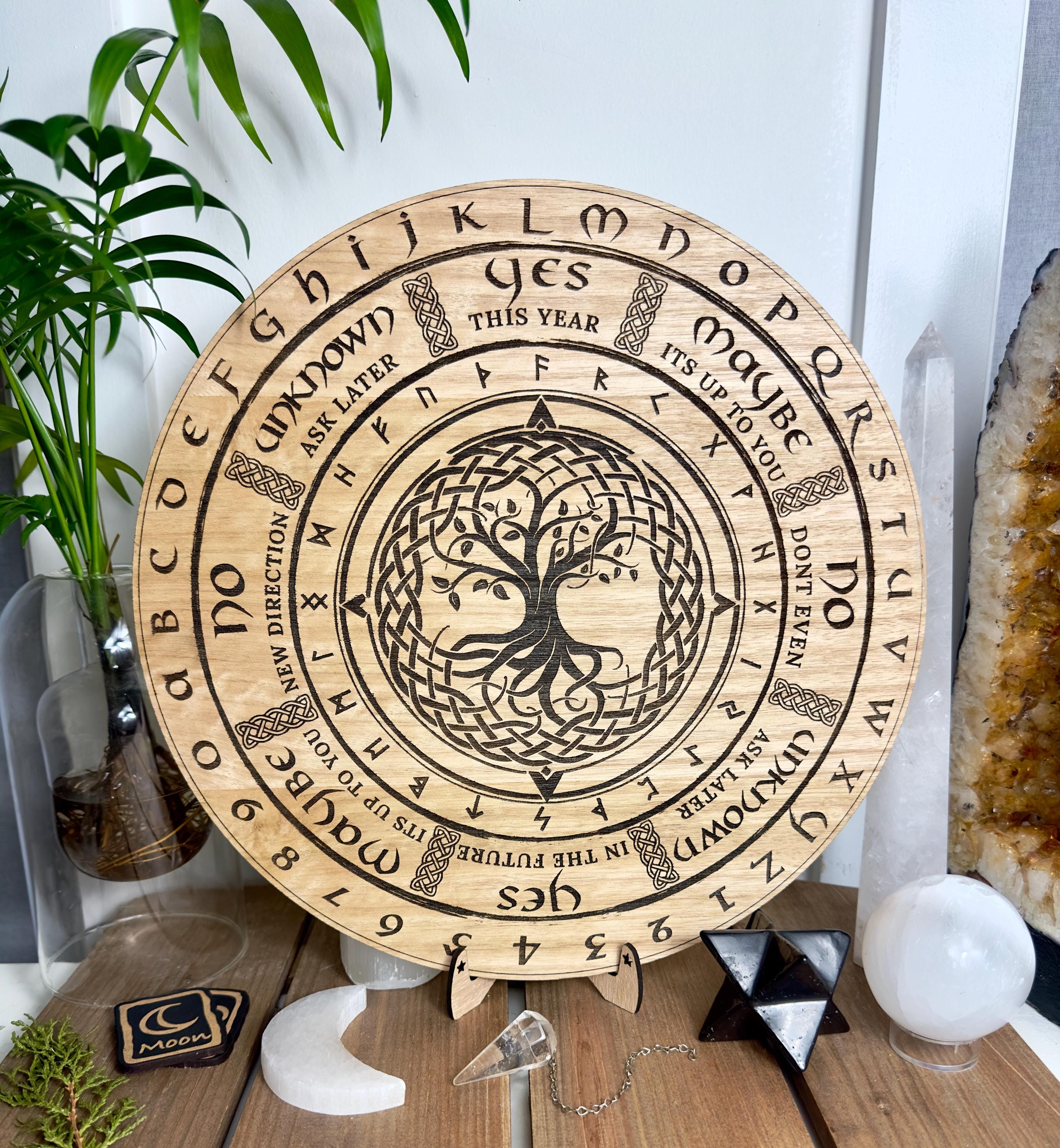 Tree of Life | Pendulum Spirit Grid Board - Locally Made | 30+40cm 15.7 ...