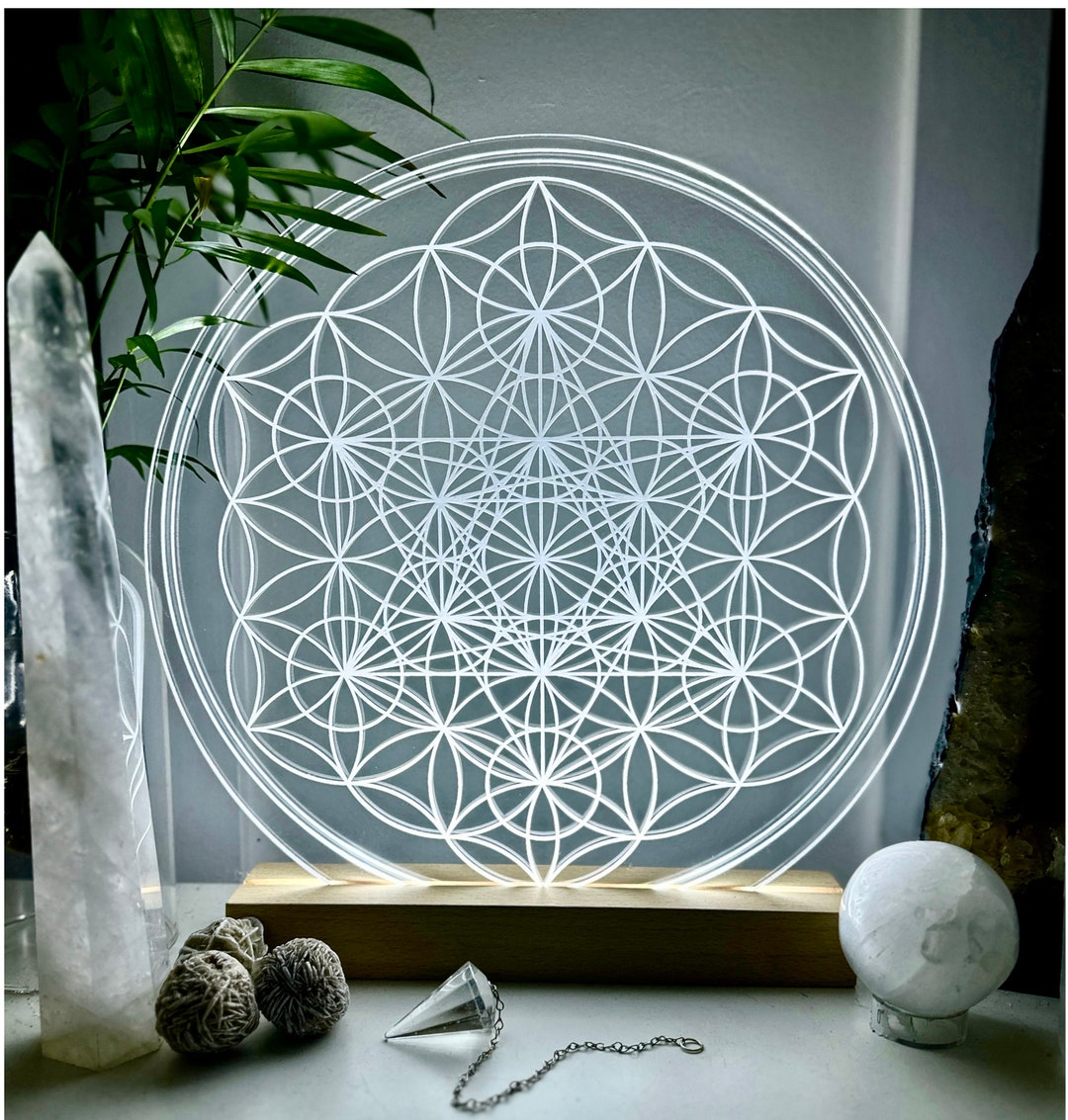 Flower of Life and Metatron Cube | 2 High Vibrational Pattern Sacred ...