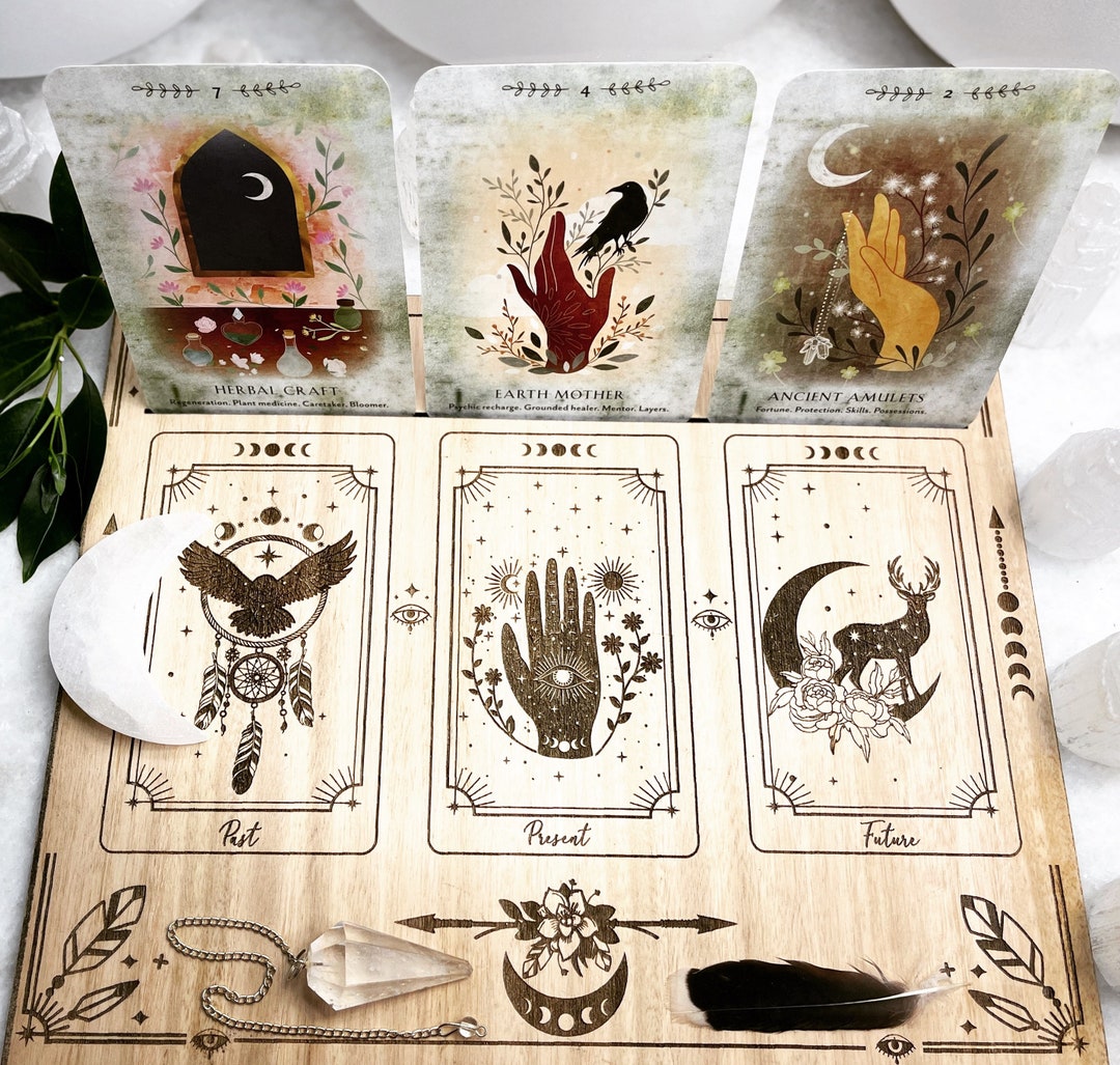 3 Card Feather + Animal Oracle Tarot Card Board - One of My Favourites ...