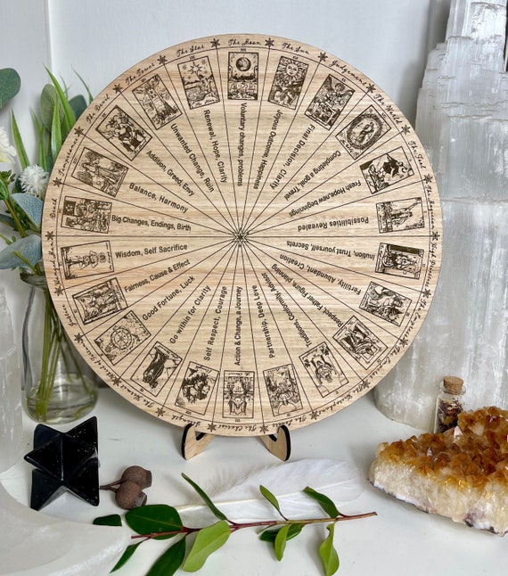 Major Acarna Tarot Chart Cheat Board Pendulum Readings - Etsy Australia