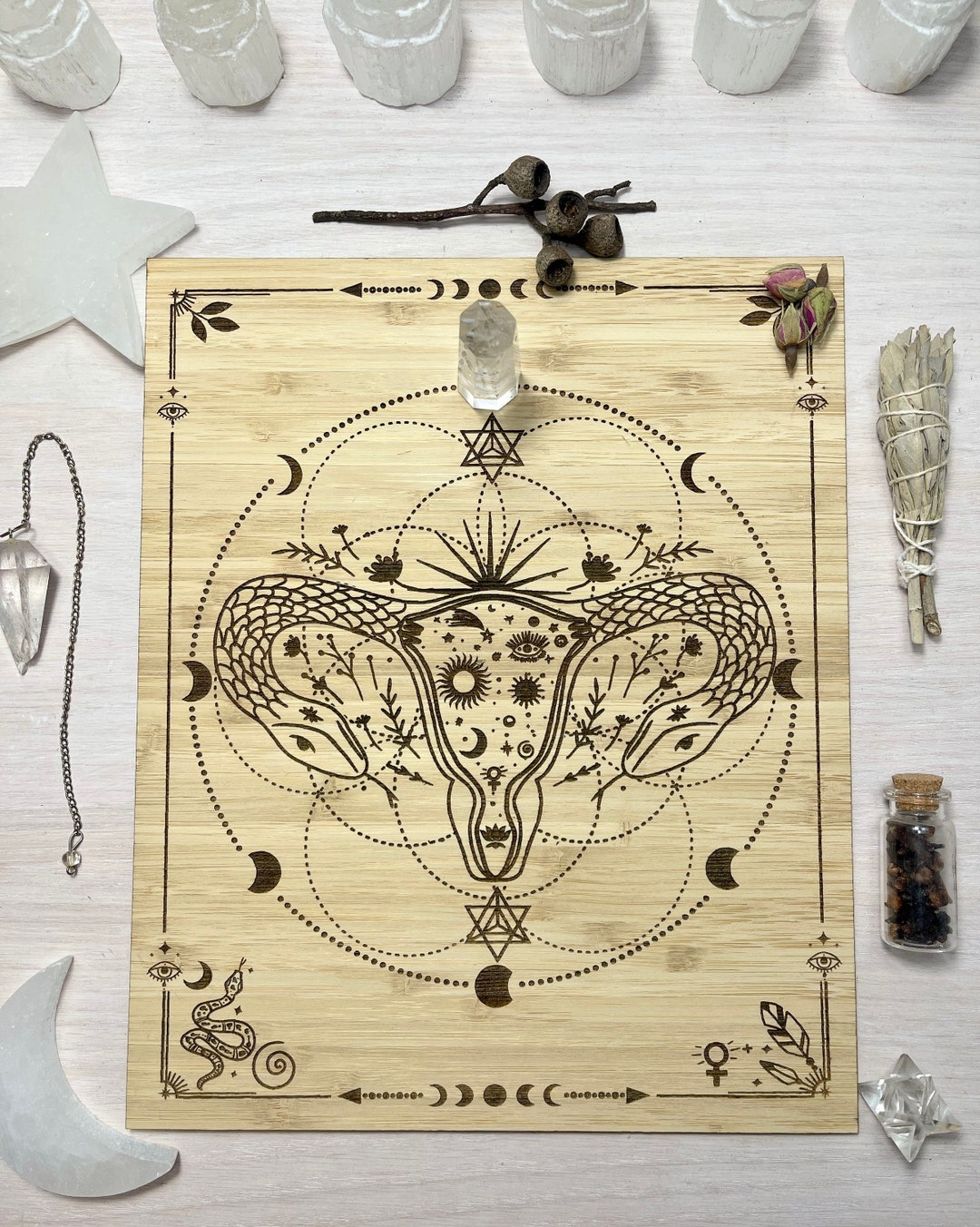 Feminine Womb Healing | Fertility Healing Board | 30+40cm 15.7 ...