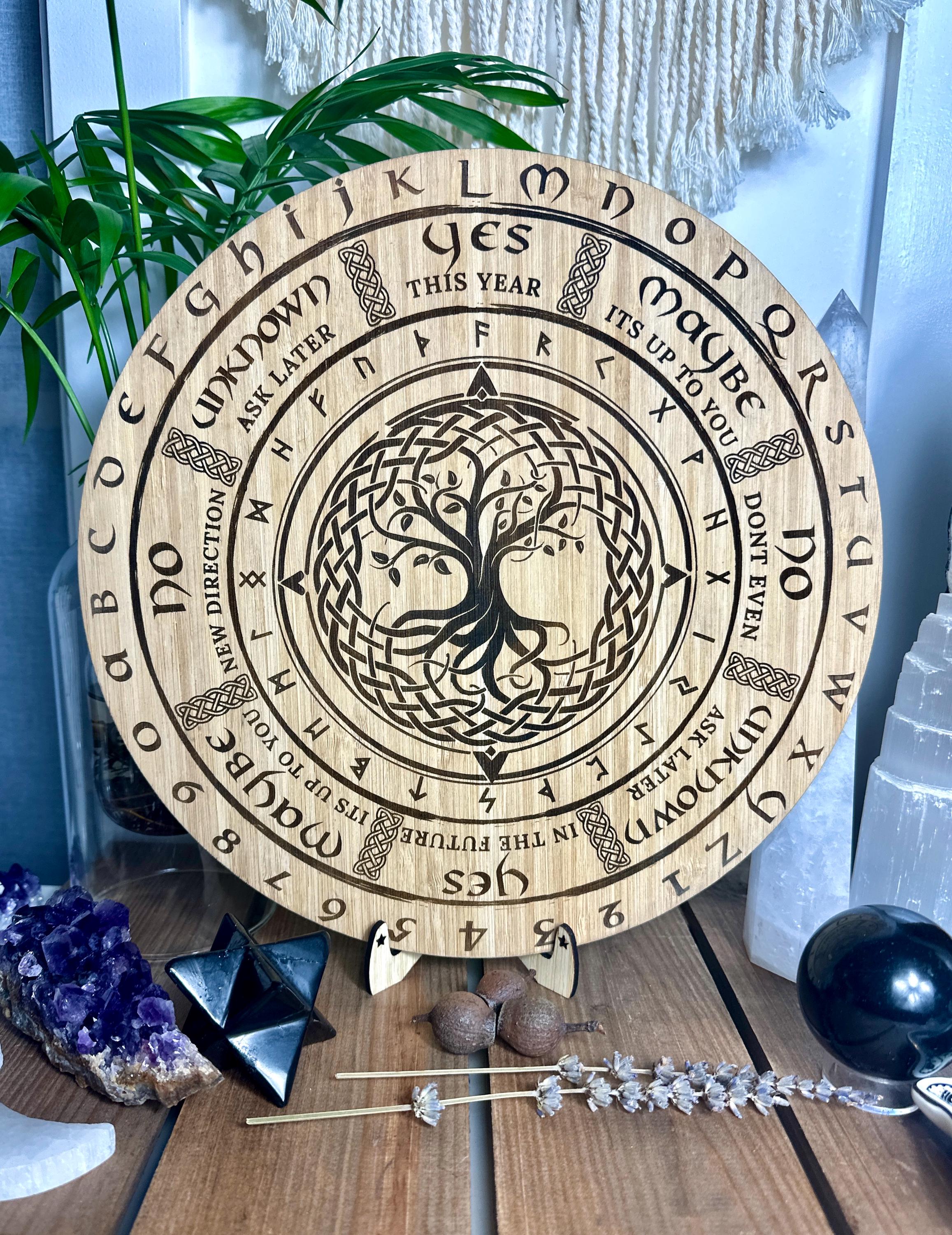 Tree of Life | Pendulum Spirit Grid Board - Locally Made | 30+40cm 15.7 ...