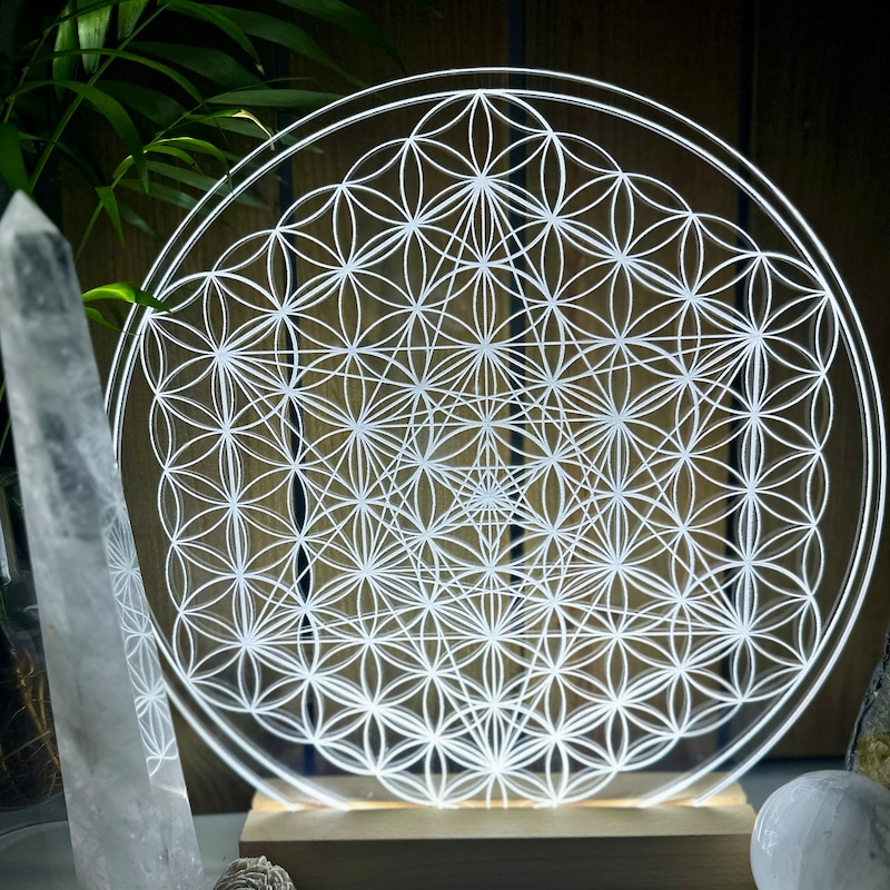 Sacred Geometry Lamp - Etsy