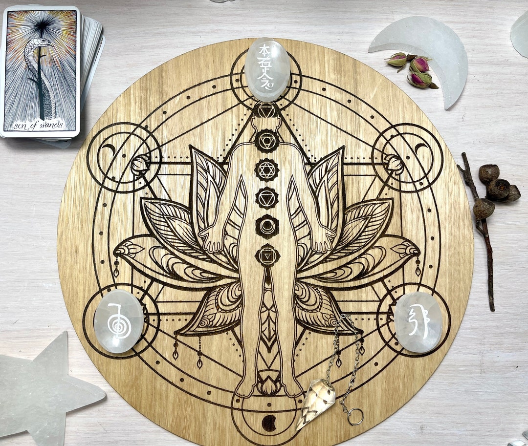 Reiki Symbols on Selenite Stones Distant Healing-cho Ku Rei, Sei Hei ...