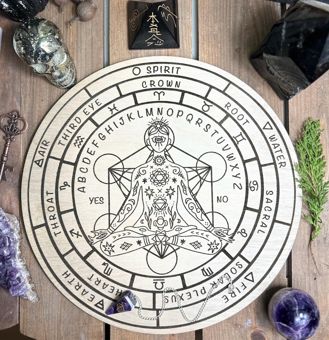 Chakra Pendulum Spirit Dowsing Board | Non Binary | Distant Healing ...