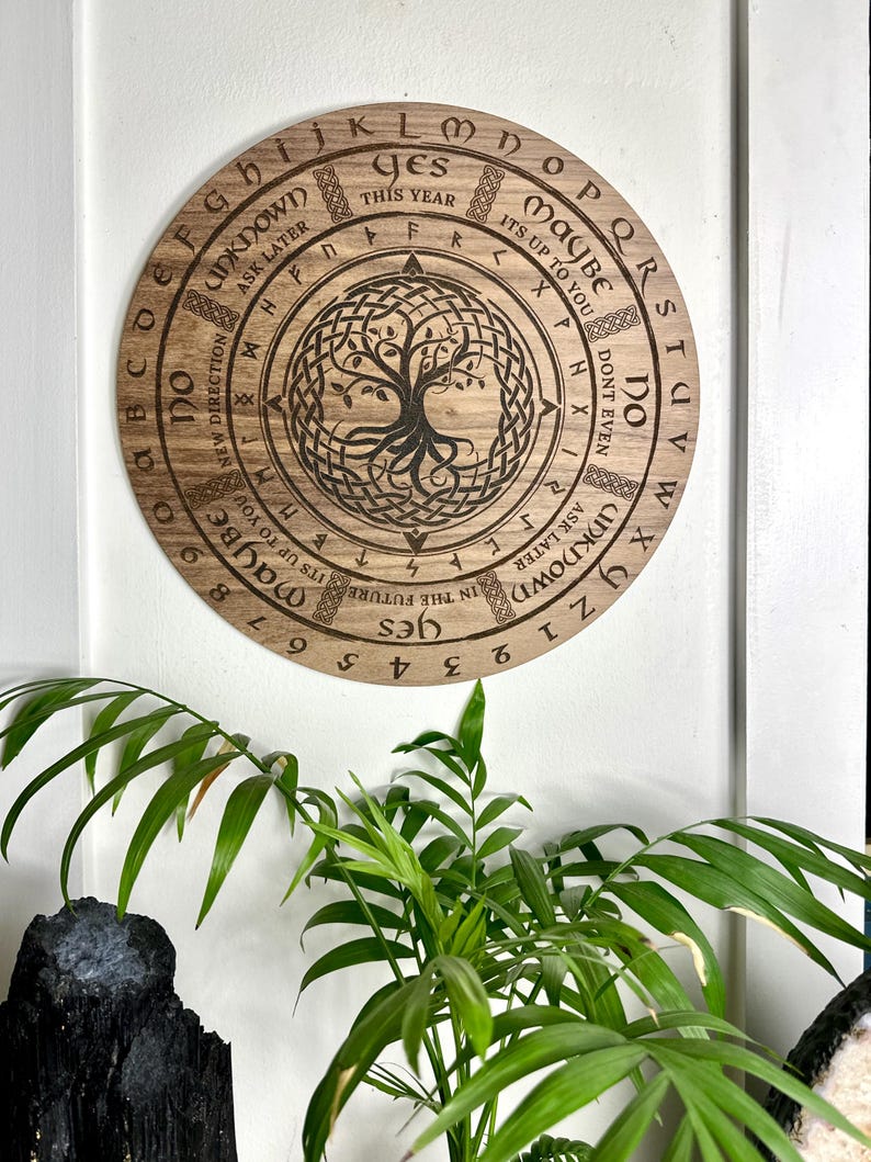 Tree of Life | Pendulum Spirit Grid Board - Locally Made | 30+40cm 15.7 ...