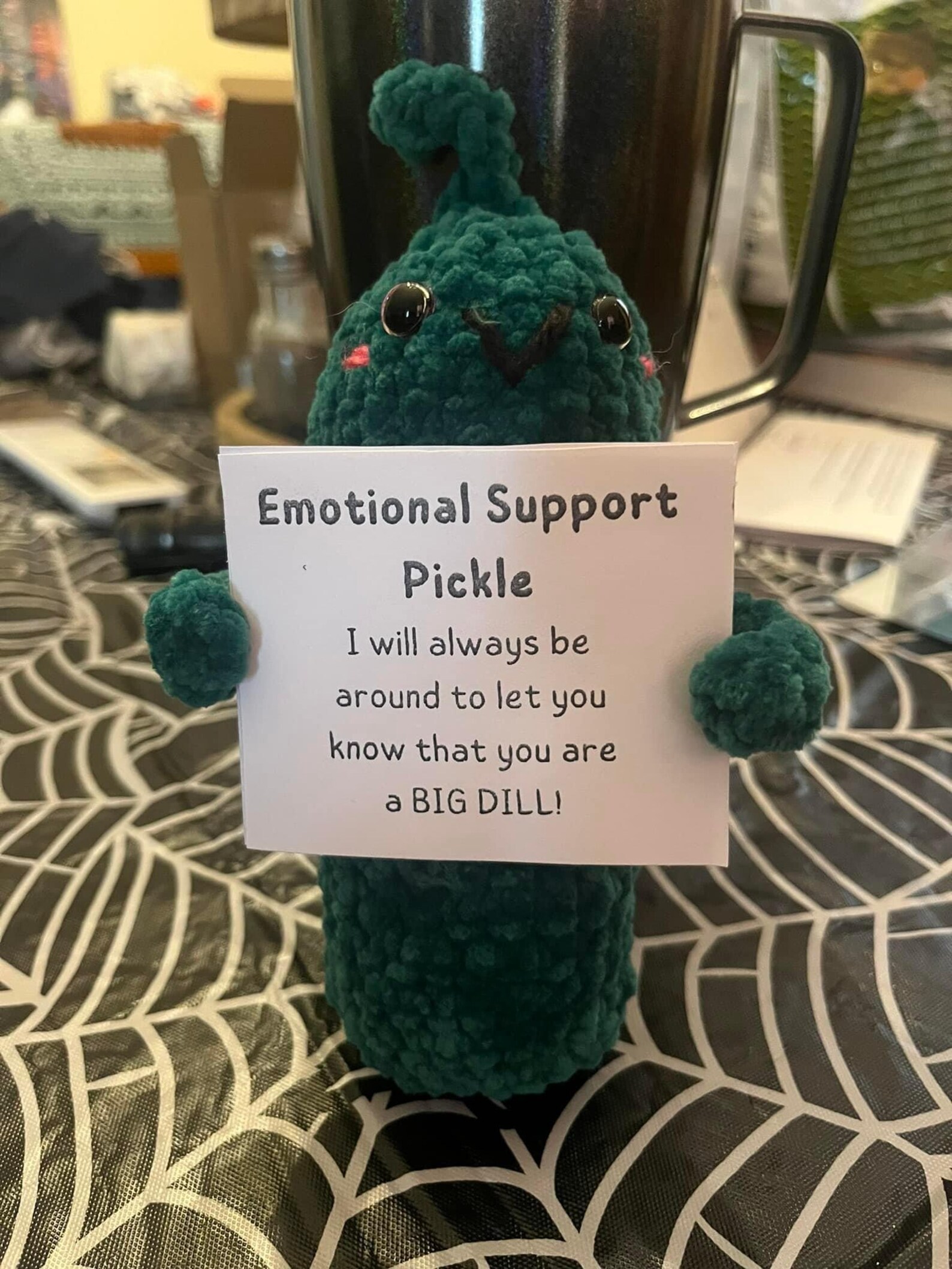 Emotional Support Pickle - Etsy
