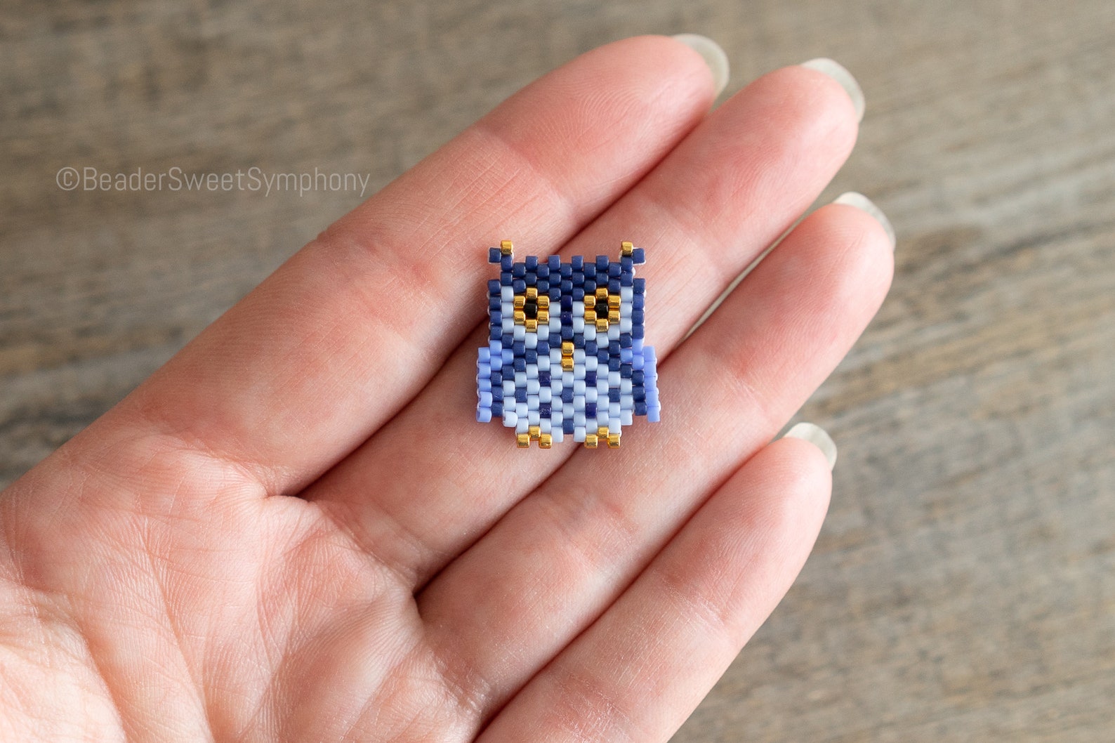 Owls Brick Stitch Owl Bead Pattern 2 Designs - Etsy
