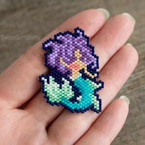 Mermaid - Bead Pattern - Brick Stitch - Etsy