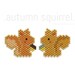 Squirrel Brick Stitch Pattern – Autumn Bead Pattern - Etsy