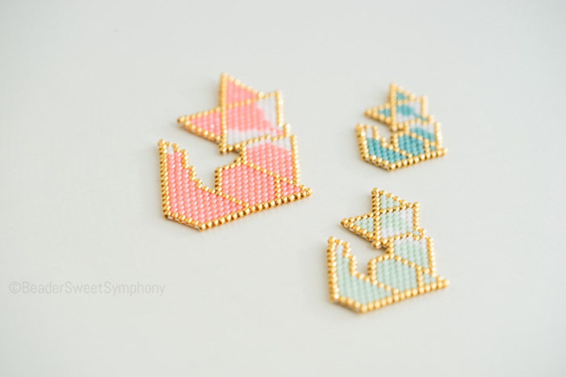 Fox Bead Pattern - 3 Sizes - Brick Stitch or Peyote Stitch - Etsy