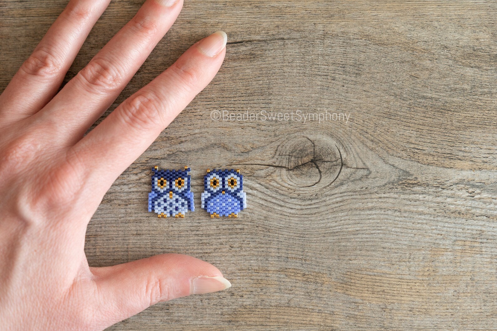Owls - Brick Stitch - Owl Bead Pattern - 2 Designs - Etsy