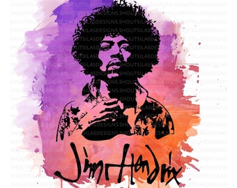 Jimi Hendrix Svg Png | Etsy
