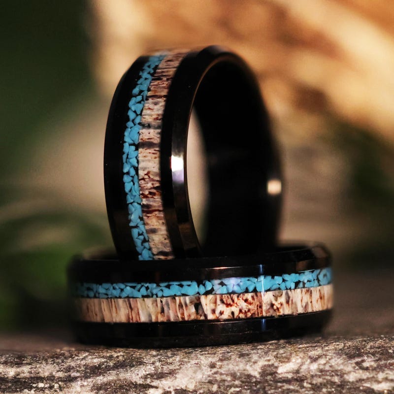 Mens Western Wooden Ring - Etsy