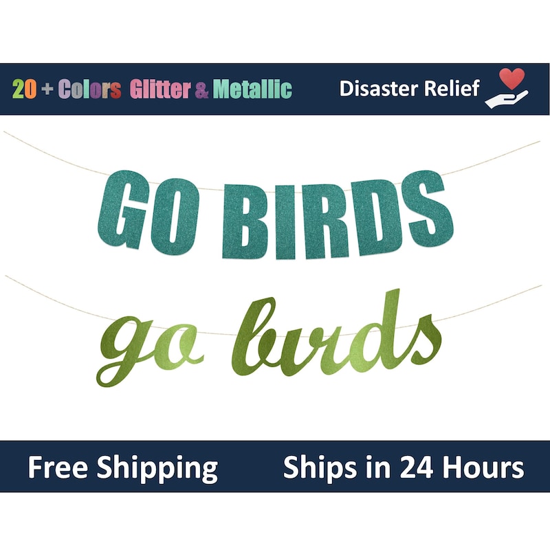 Go Green Banner - Etsy