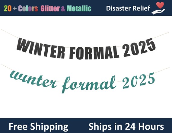 Winter Formal Banner LET'S DANCE! Join Us For A Winter Formal On