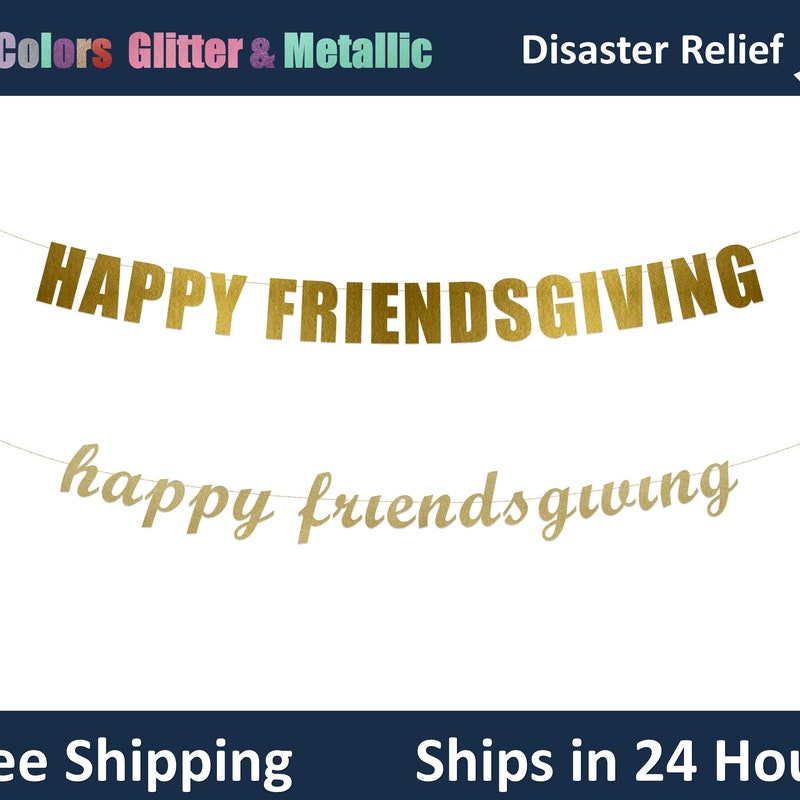 Printable Friendsgiving Banner - Etsy