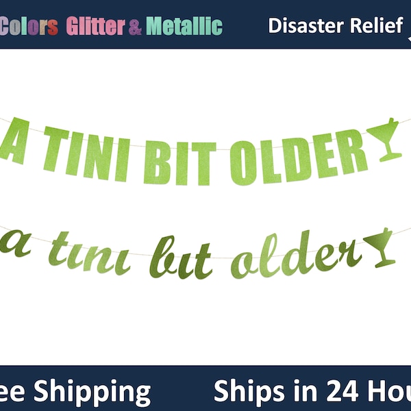 A Tiny Bit Older Birthday Party - Etsy