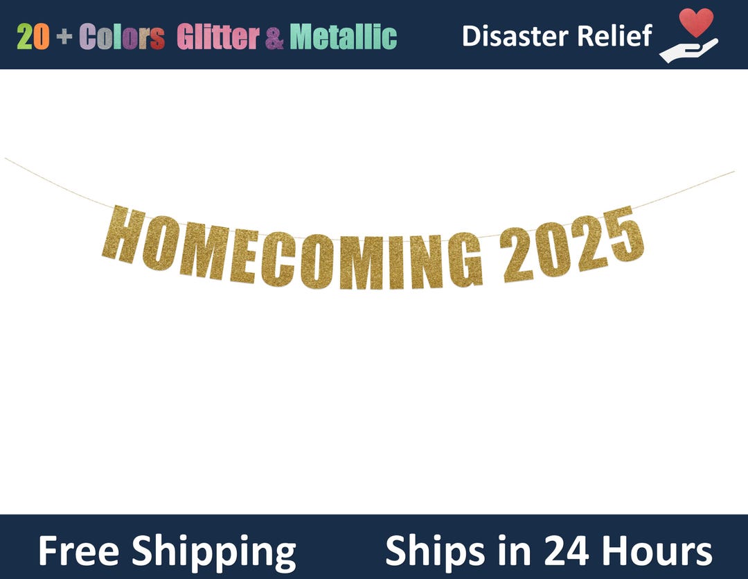 Homecoming 2025 Banner - Homecoming Dance, Homecoming 2025 Party Sign ...