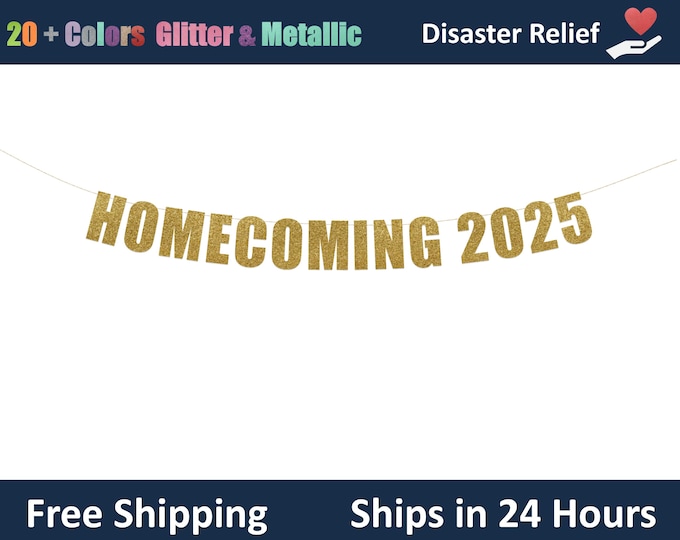 Hand-painted Homecoming 2025 Kraft Banner | Coquette Girly Pastel Party ...