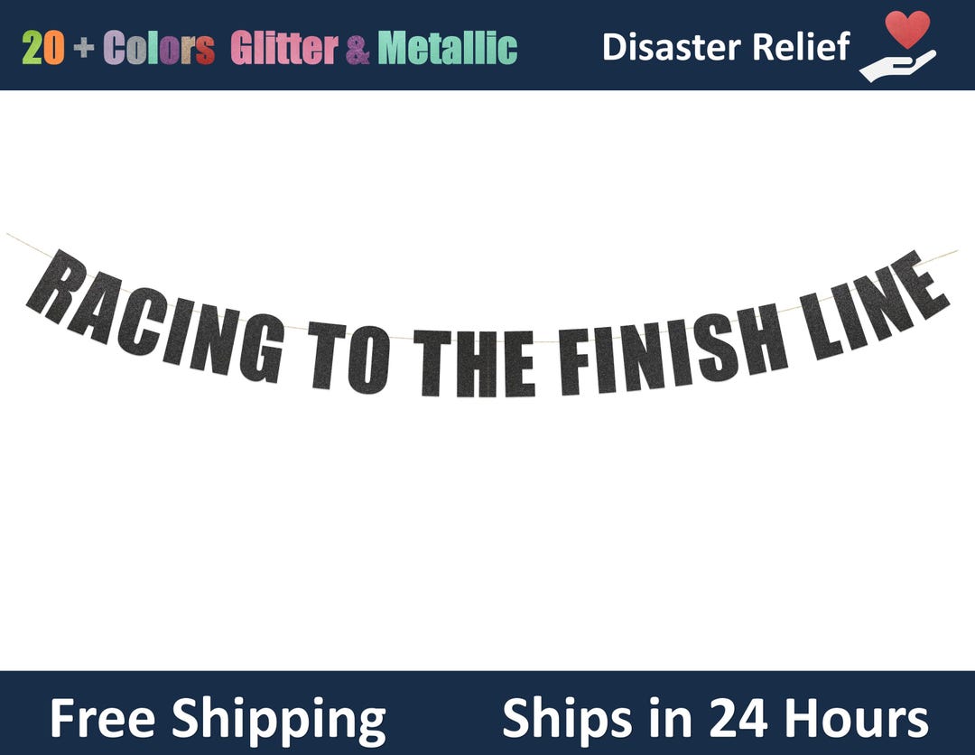 Racing to the Finish Line Banner - Bachelorette Banner, Bachelorette ...