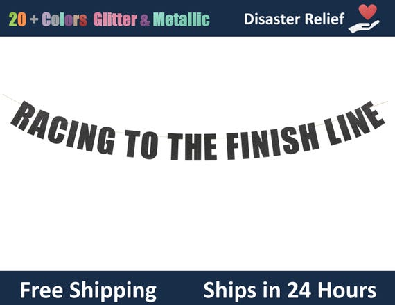 Racing Finish Line Banner