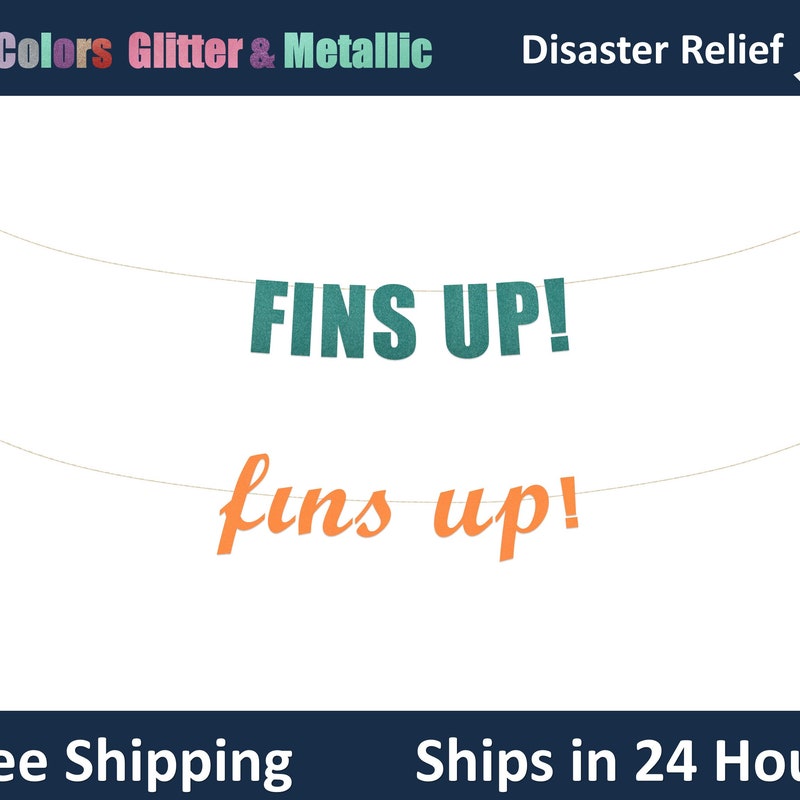 Fins Up - Etsy