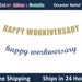 Happy Workiversary Banner happy Work Anniversary Decoration, Work ...