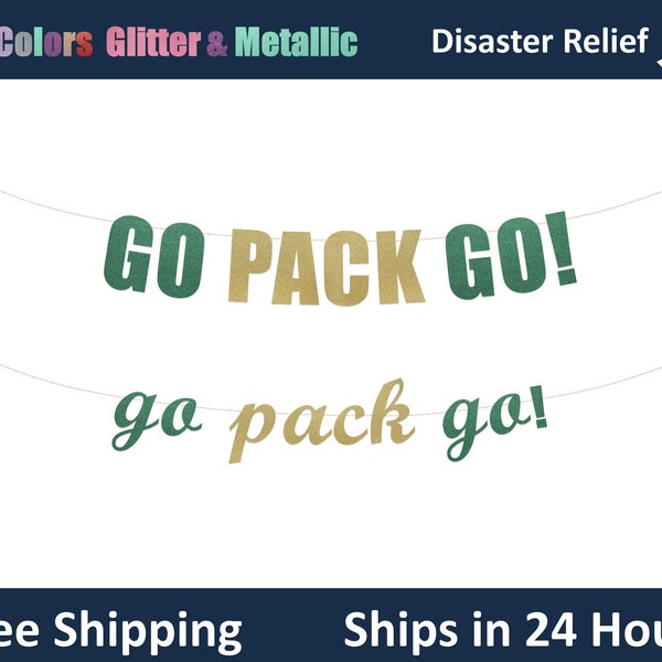 Go Green Banner - Etsy